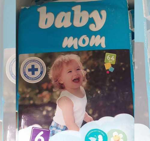 Подгузники baby mom 6