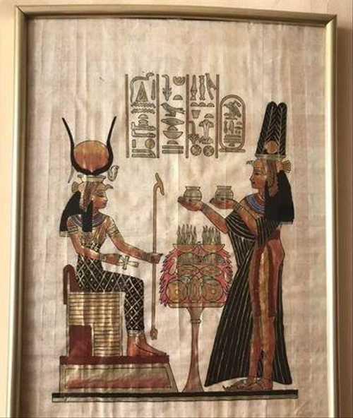 Интерьерная картина на папирусе (Египет)