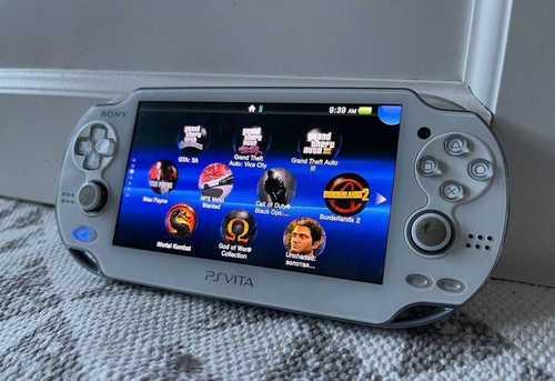 PS Vita Белая 64Gb Прошитая+43 игры