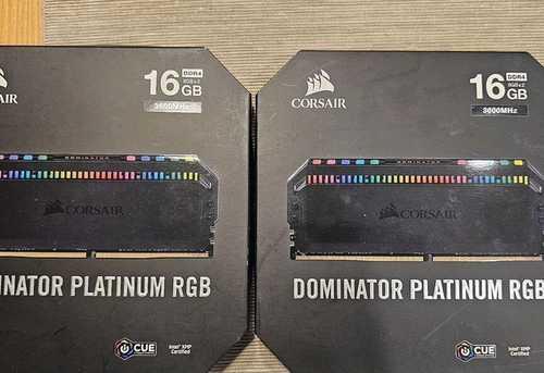 Оперативная память Corsair dominator Platinum RGB