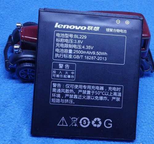 Lenovo BL229. Аккумулятор. Оригинал