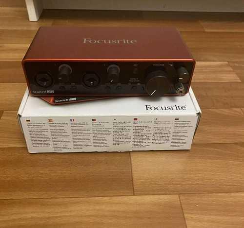 Звуковая карта focusrite scarlett 2i2 3rd gen