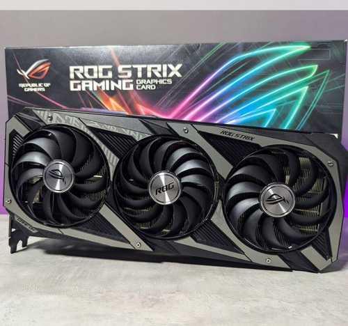 Видеокарта RTX Asus Rog Strix 3070 TI/В идеальном