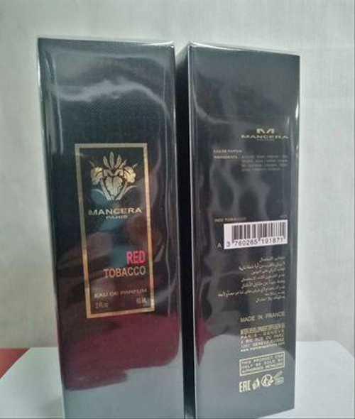 Mancera Red Tobacco edp 60ml