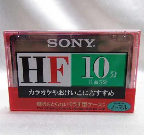 Аудиокассета Sony HF 10 Запечатанная Japan