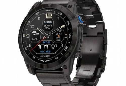 Часы Garmin D2 Mach 1 Pro Titanium Aviator Black 0