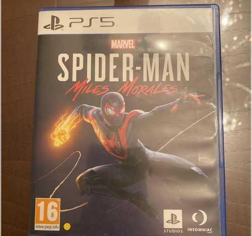 Spider man Ps5 диск б/у