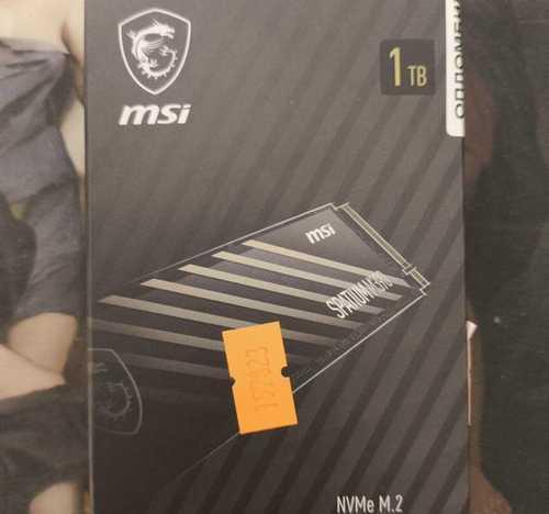 Ssd m2 nvme 1tb msi