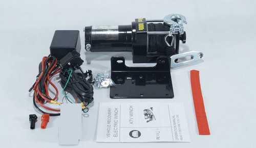 Лебедка ATV Electric Winch 12v 1361 кг кевлар