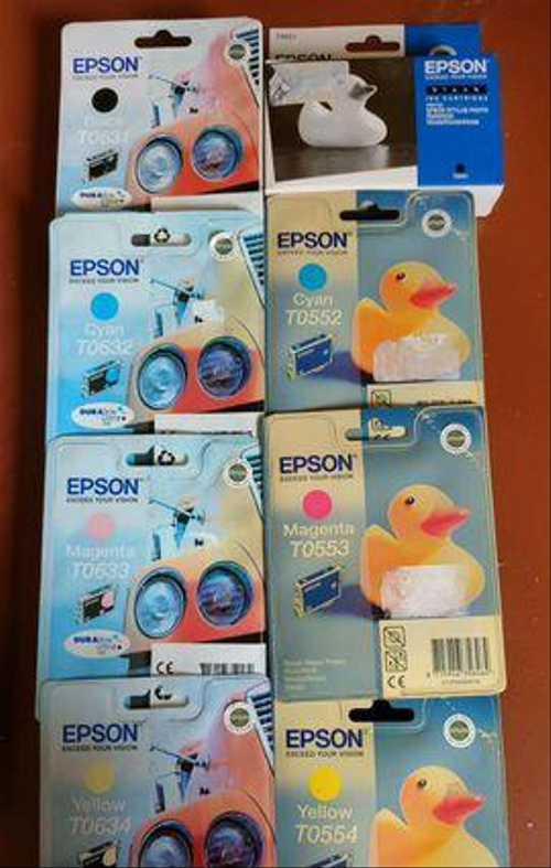 Epson T0631, T0632, T0633, T0634, T0551, T0552