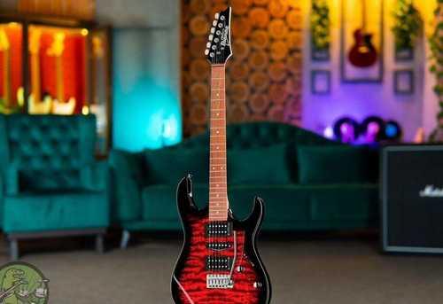 Ibanez Gio GRX70QA-TRB Transparent Red Burst