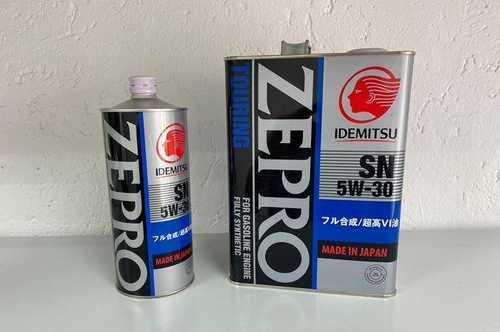 Моторное масло idemitsu zepro touring 5W-30 4л