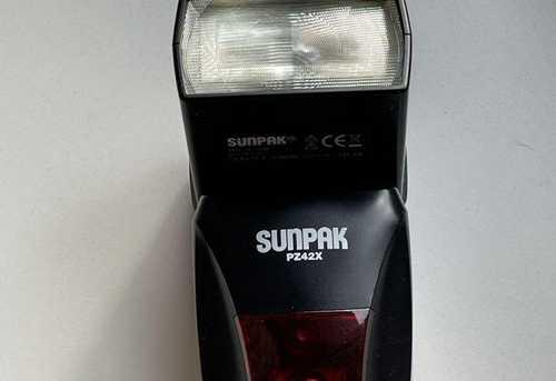 Вспышка Sunpak pz42x для Nikon