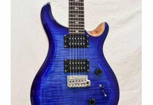 PRS SE Custom 24 — выцветшая синяя вспышка (серийн