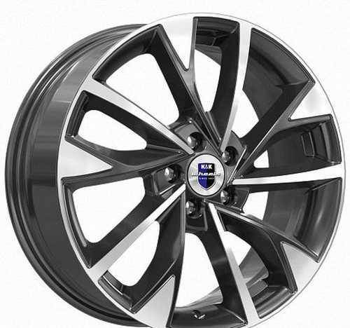 Диск K&K Роквуд Алмаз Черный 7*17/5*114,3 d67,1 ет38 (KC900-22)