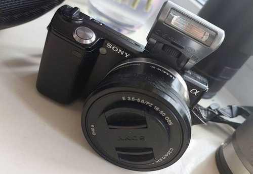 Продам беззеркальный фотоаппарат Sony nex 5