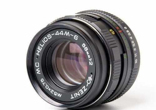 Объектив Helios 44m-6 (Гелиос 44м-6) мс, 58mm, f.2