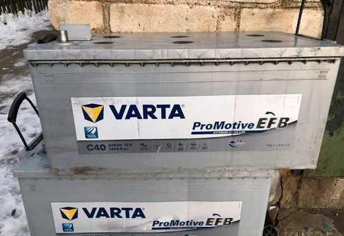 240Ah Аккумулятор 12V 6CT-240.3 Varta EFB 1200A