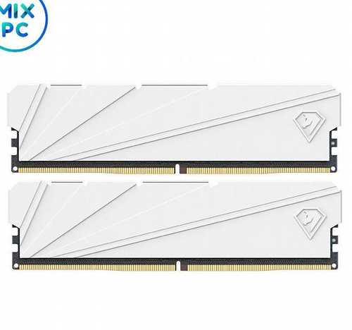 Оперативная память DDR4 32GB (2x16GB) 3200MHz Netac Shadow S White