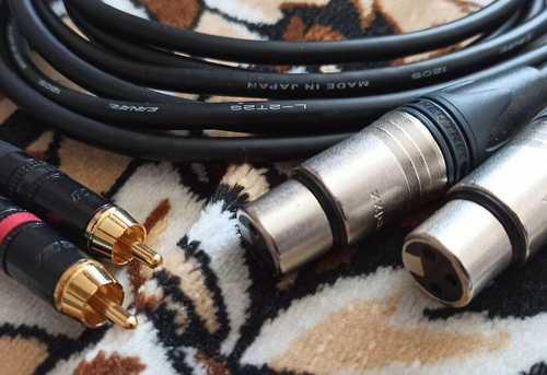 Canare l 2t2s 2XLR-2RCA Neutrik