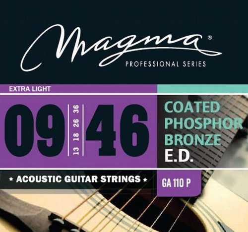 Струны для акустической гитары Magma GA110P
