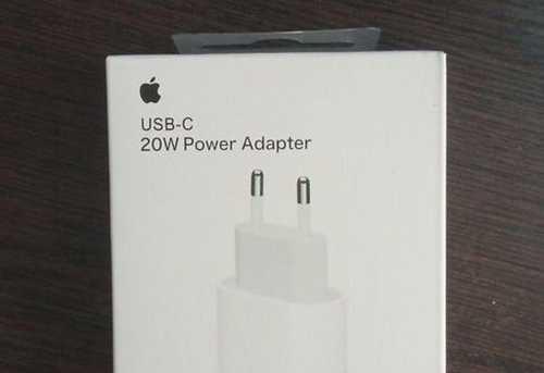 Блок питания зарядный 20w (USB-C) новый iPhone