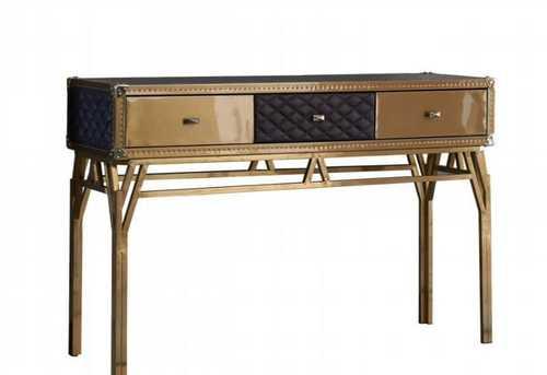 Консольный стол Gothic Brass Golden Steel в стиле