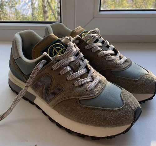 Кроссовки new balance 574 stone island