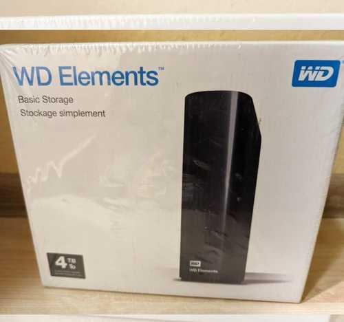 Переносной жёсткий диск WD Elements4 Tb