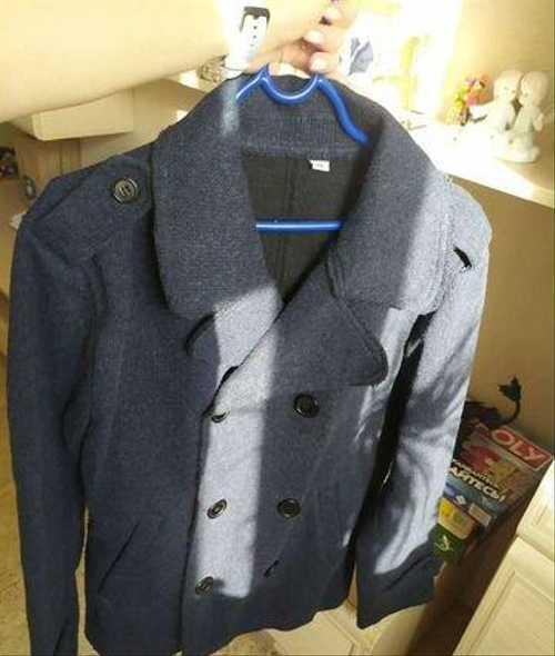 Пиджак пальто трендовый мужской двубортный 52-54