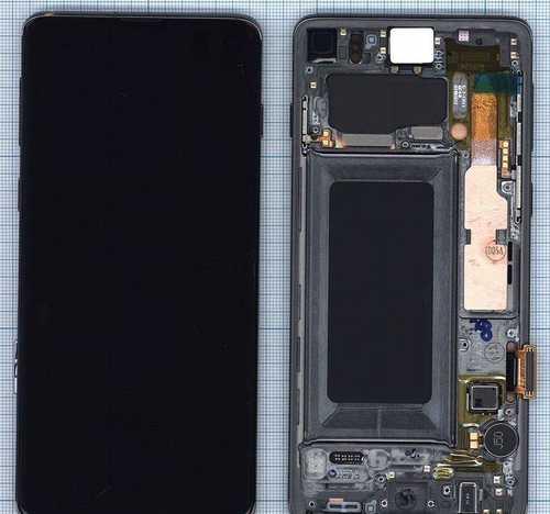 Дисплей для Samsung Galaxy S10 SM-G973F/DS черный