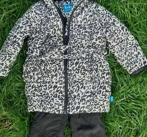 Зимний костюм button blue 104 см