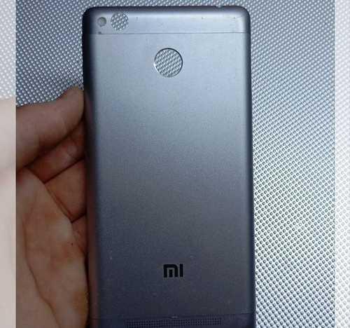 Xiaomi Redmi 3X. Задняя крышка. Ориг. Серебро