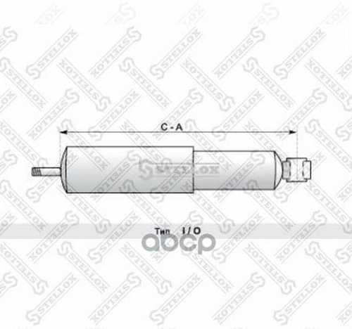 Амортизатор подвески - передн. 439-752 I/O 14x67