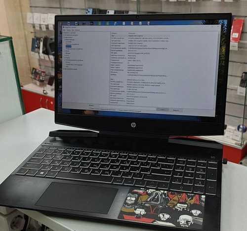 Ноутбук HP pavilion gaming 15-dk1017ur