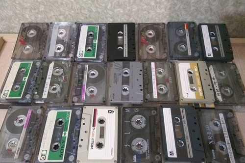 Аудиокассеты 20 штук набор