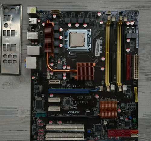 Материнская плата asus P5Q PRO (LGA 775, P45)