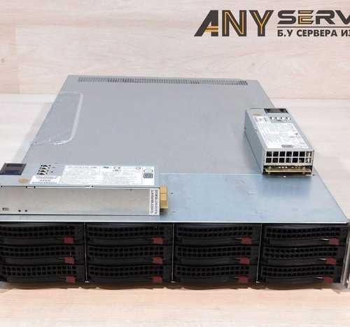 Сервер Supermicro 6028UX 2x E5-2698v4 32Gb 12LFF