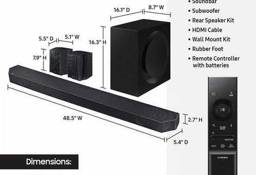 Саундбар Samsung hw q990c