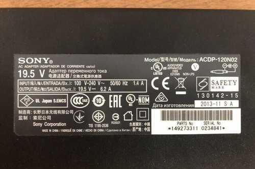 Блок питания для телевизора Sony acdp-120N02