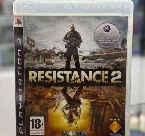 PS3 Resistance 2 Б/У bces-00226 (Английский язык)