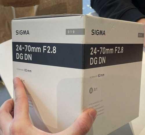 Новый Объектив Sigma AF 24-70mm F2.8 DG DN