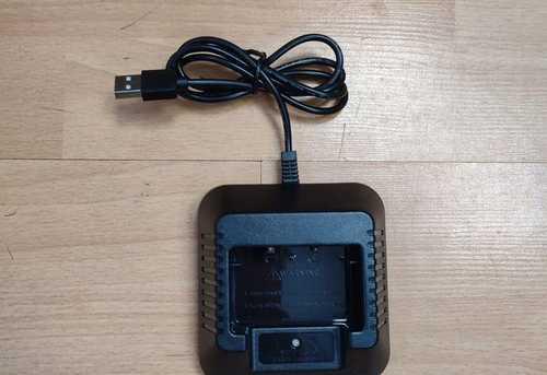 USB зарядник стакан для рации Baofeng 5R
