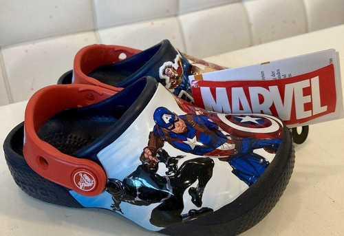 Новые сабо Crocs Marvel c9