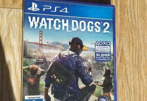 Watch dogs 2 диск для ps4