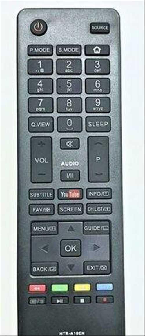 Пульт для Haier HTR-A18EN (кнопка Youtybe) LCD TV
