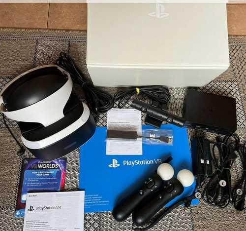 Шлем sony ps4/ps5 VR V2 (CUH-ZVR2) Мега набор