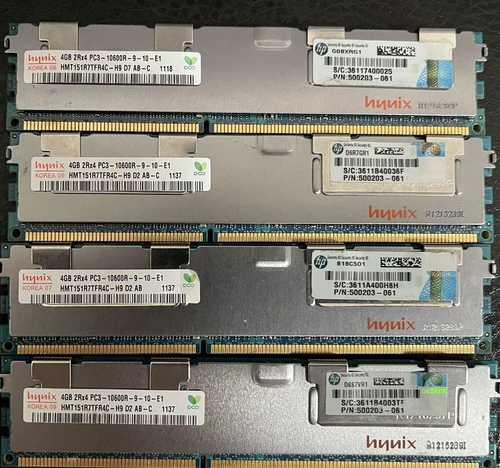 Оперативная память ddr3 4gb серверная