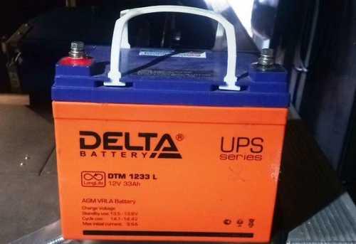 Аккумулятор AGM Delta DTM 1233 L (Long Life)