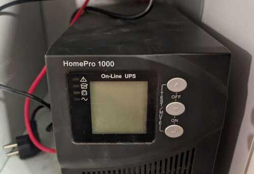 Ибп бесперебойник HomePro 1000 Online UPS